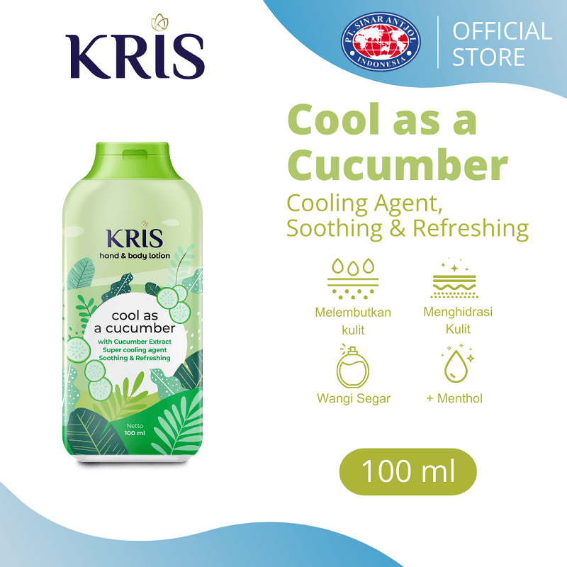 Jual Kris Hand & Body Lotion Superfood Cool as a Cucumber | Shopee ...