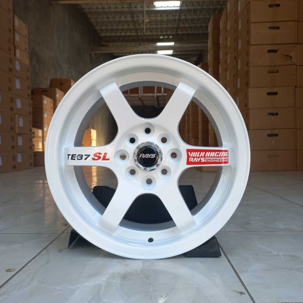 Jual TE37 SL R15 H8 (HARGA PER 1 PCS) warna putih | Shopee Indonesia