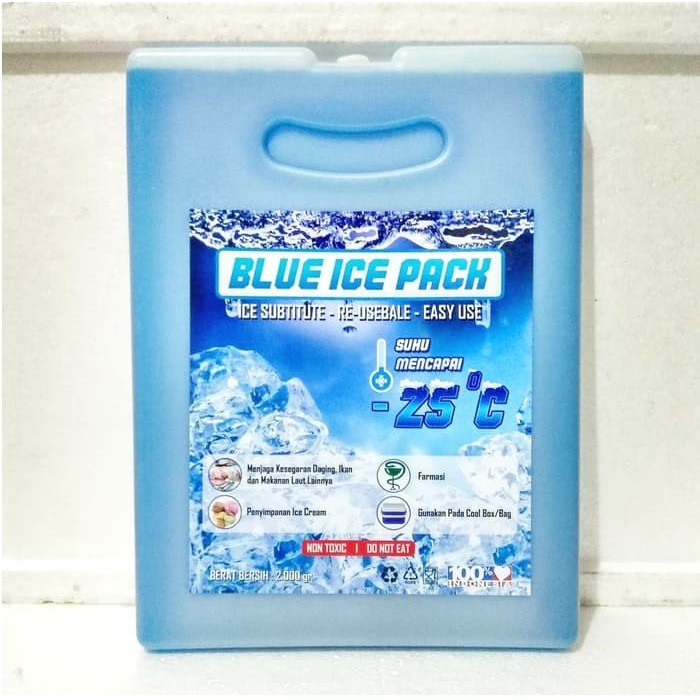 Jual Ice Pack Besar Blue Ice Pack Kotak Besar Pengganti Dry Ice Blue ...