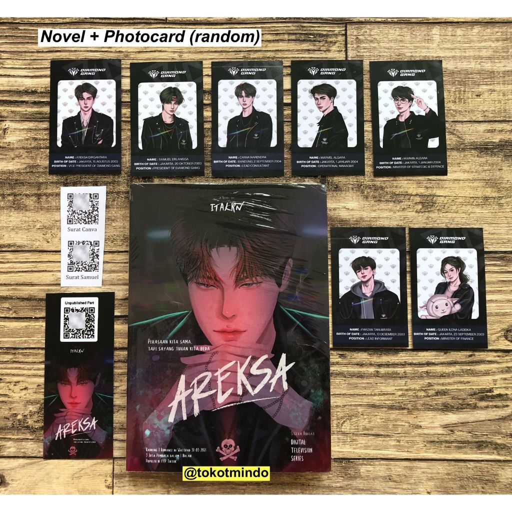 Jual ORIGINAL Novel AREKSA (Itakrn) - Penerbit Akad- Diamond Gang ...