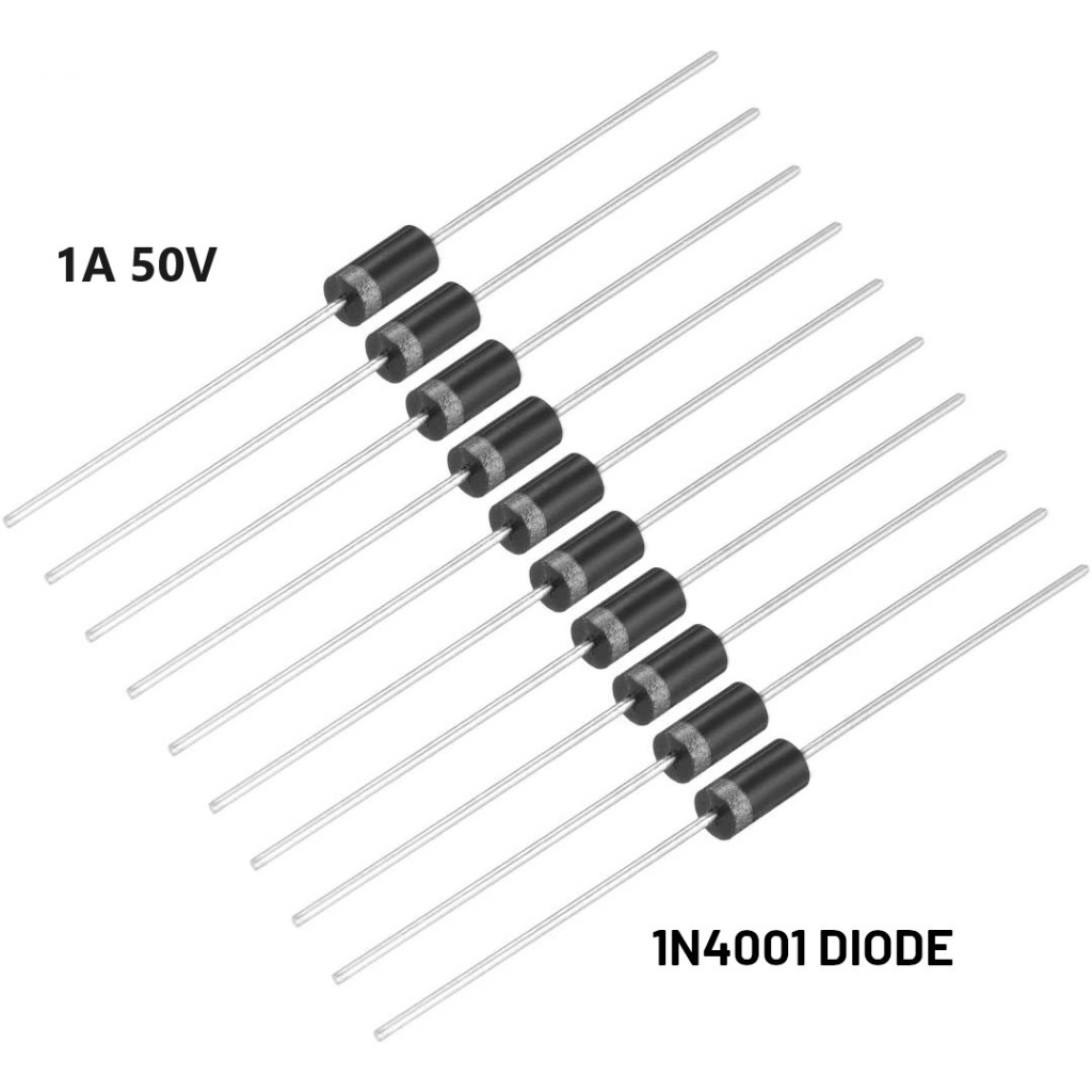 Jual Dioda 1N4001 IN4001 IN 4001 1A 50V Rectifier Diode Silicone ...