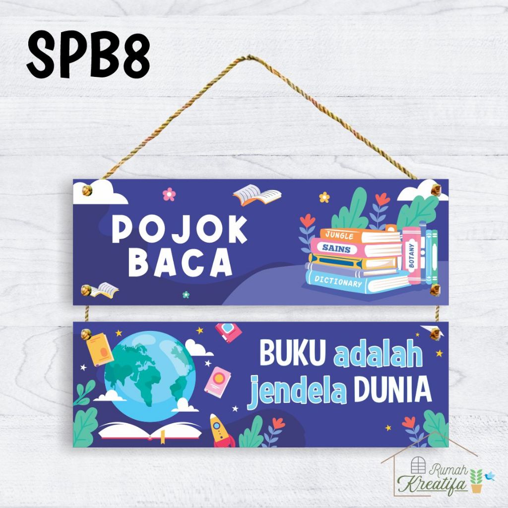 Jual Pojok Baca Hiasan Kelas SD TK SMP | Dekorasi Sekolah Lomba Tugas Menghias Prakarya Reading ...