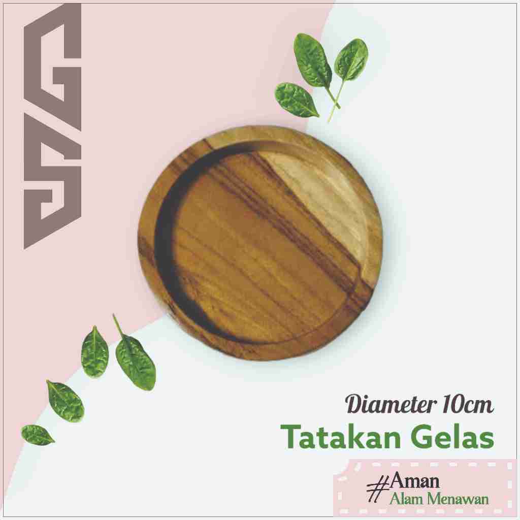 Jual Tatakan Gelas atau Coaster Kayu Unik,Estetik dan Food Grade Ukuran ...