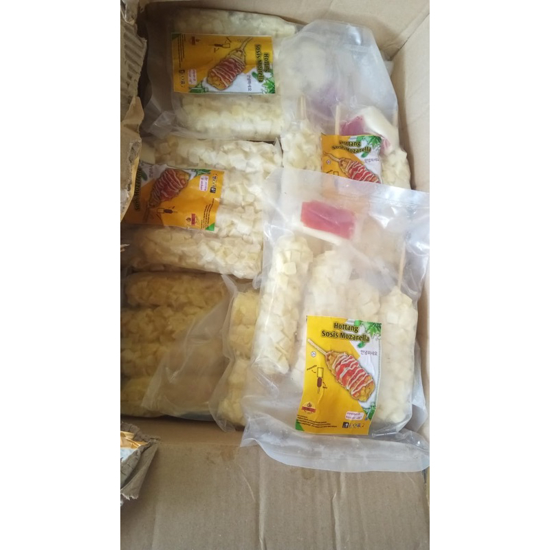 Jual Frozen Food Corndog Isi 4 Hottang isi 4 Stick Mozarella isi 10 ...