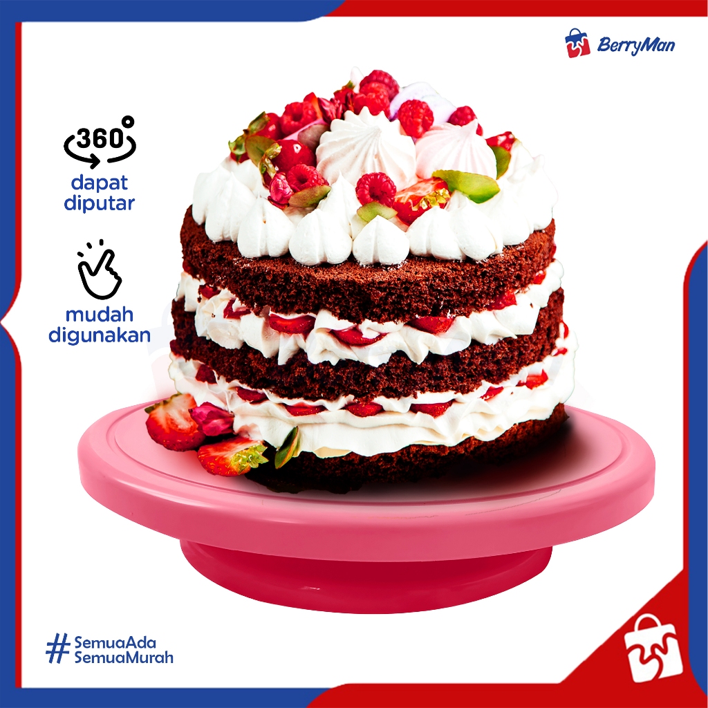 Jual CAKE TRAY MASPION - Meja Putar Alas Hias Kue | Shopee Indonesia