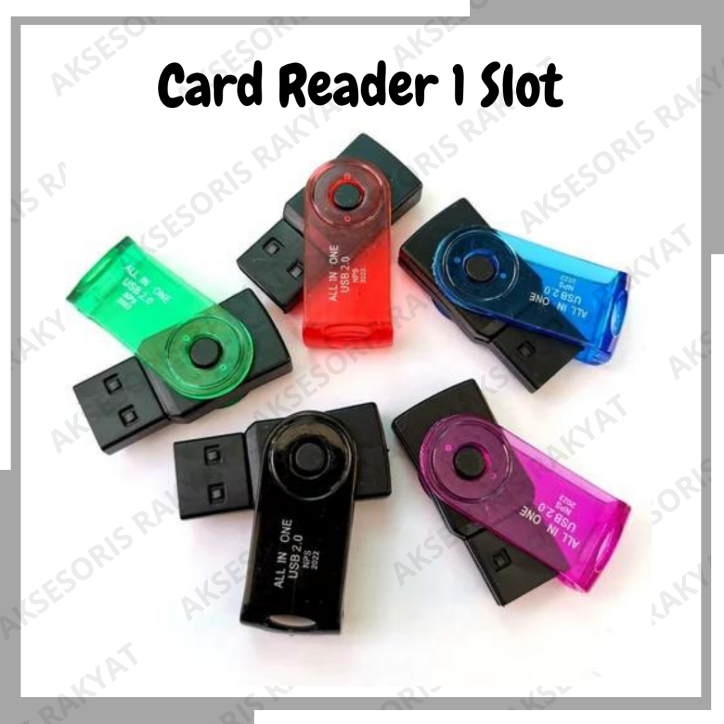 Jual CARD READER 1 SLOT Micro Sd Usb 2.0 Transfer Data CardReader Multi ...