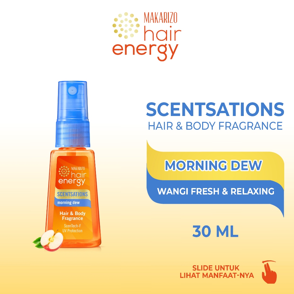 Jual Makarizo Hair Energy Scentsations Hair Fragrance Morning Dew 30 mL Parfum Rambut | Shopee ...