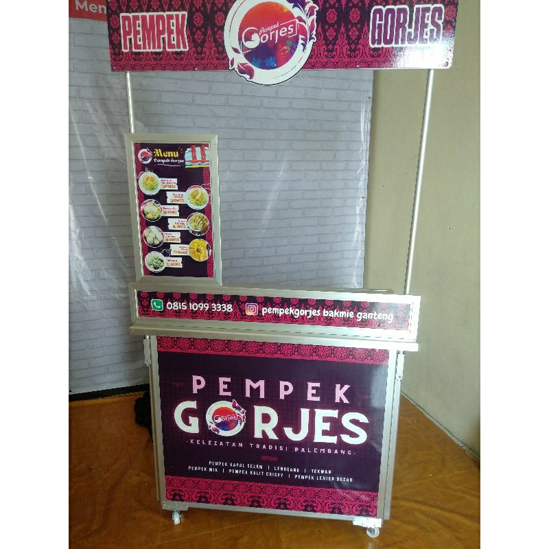Jual Booth Meja Lipat Meja Dagang dengan Roda | Shopee Indonesia