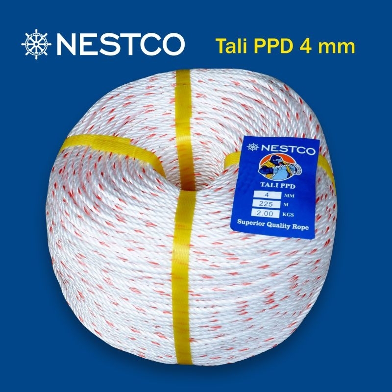 Jual Tali PPD Putih ukuran 4 mm berat 2 kg /per 1 roll | Shopee Indonesia