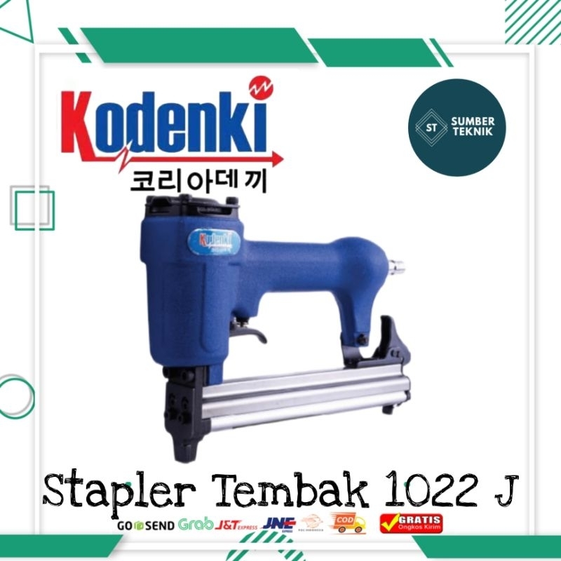 Jual KODENKI 1022 J Air Nail Gun Alat Paku Tembak U Stapler Staples ...
