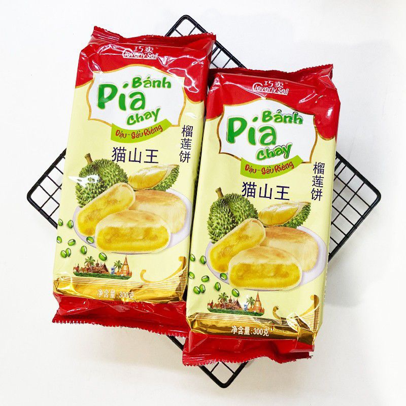 Jual Pia Durian Vietnam | Banh Pia Chay | Cleverly Sell 300 Gr | Shopee ...