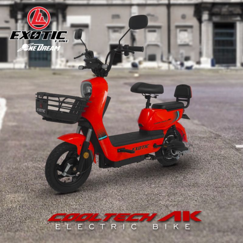 Jual SEPEDA LISTRIK REMAJA DEWASA EXOTIC COOLTECH AK 500WATT 48V 12AH ...
