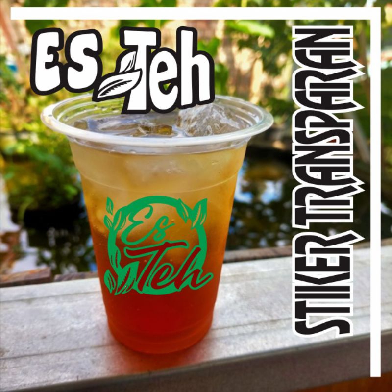 Jual STIKER ES TEH SEGER KEKINIAN KEMASAN CUP (vol 2) | Shopee Indonesia