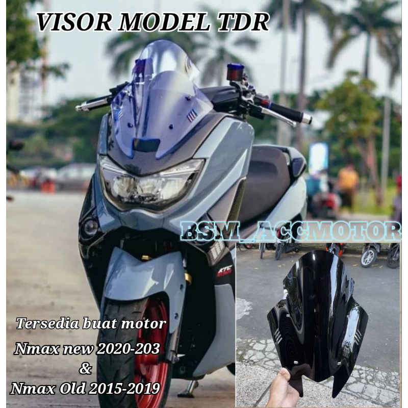 Jual Visor Nmax Windshield Model TDR Sirip/Ocito Nmax New 2020-2023 ...