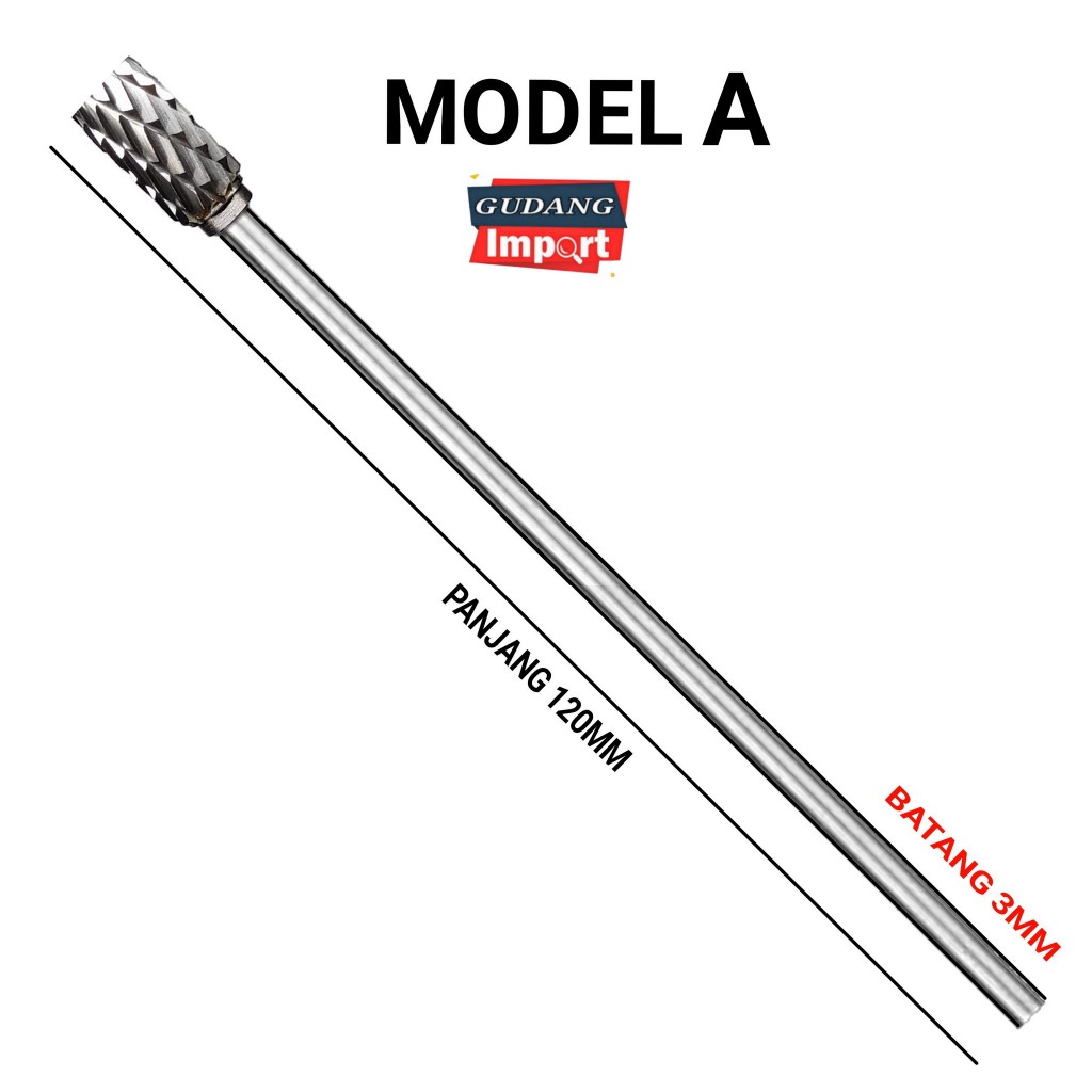 Jual MATA BOR TUNER PANJANG 10CM TUNNER CUNER CUNNER PORTING 3MM X 6MM ...