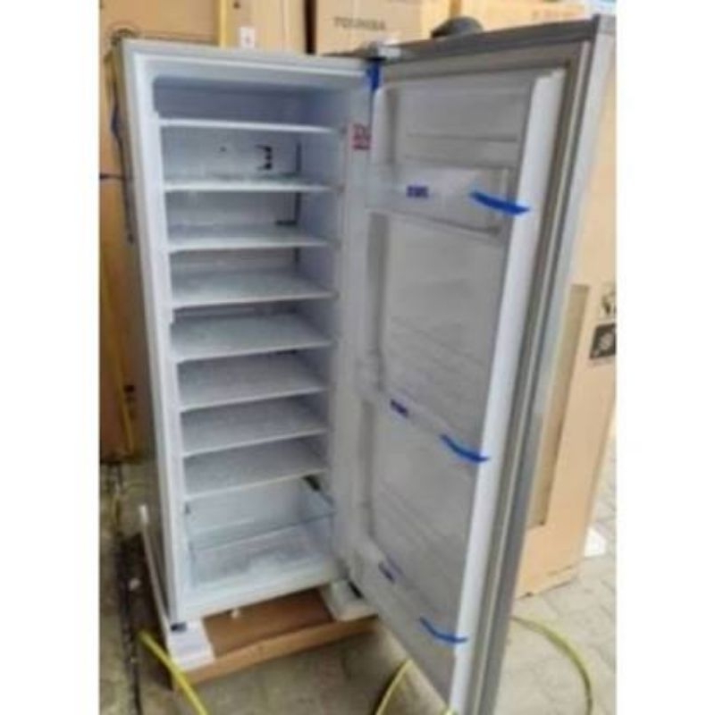 Jual Sharp Freezer Es Batu 8 Rak FJM198AHS FJ-M198A-HS FJM 198A - 185 ...