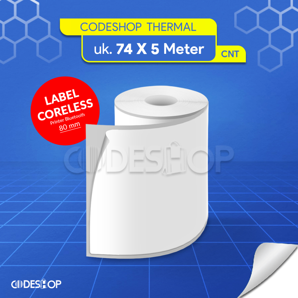 Jual Label Stiker Continuous Printer Bluetooth Panda iWare Kassen VSC ...