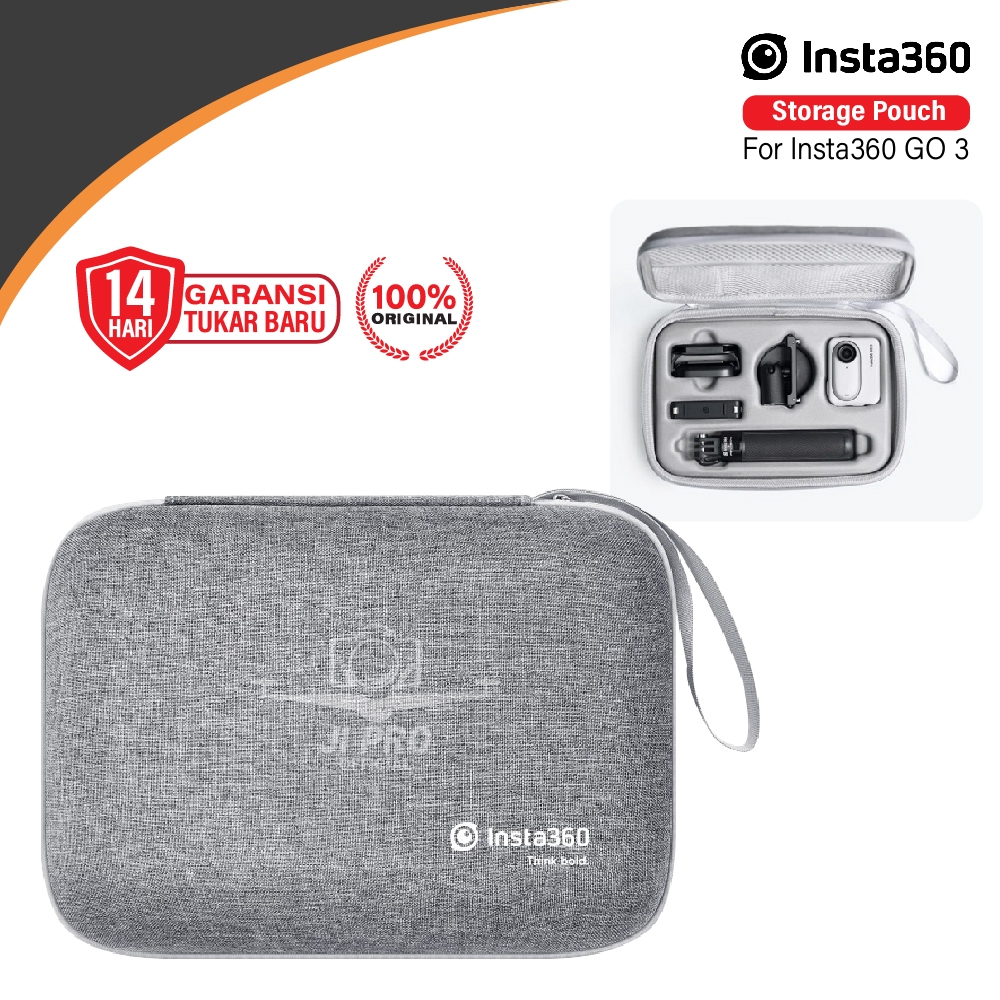 Jual Insta360 GO 3 / GO 3S Carry Case Insta 360 GO3 Storage Pouch ...