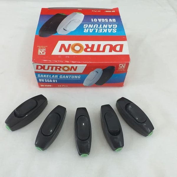 Jual Saklar lampu gantung hitam dutron | Shopee Indonesia
