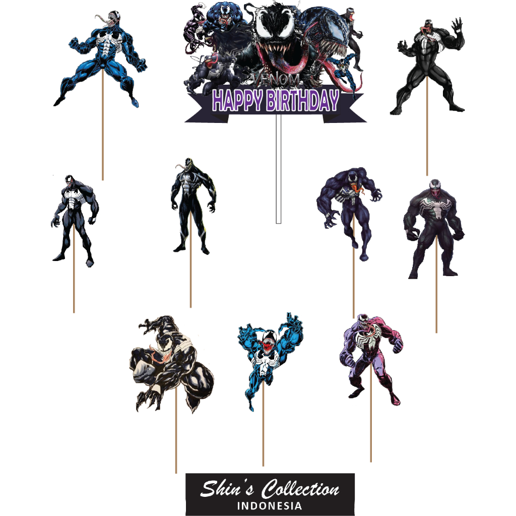 Jual Cake topper Venom New Marvel | Shopee Indonesia