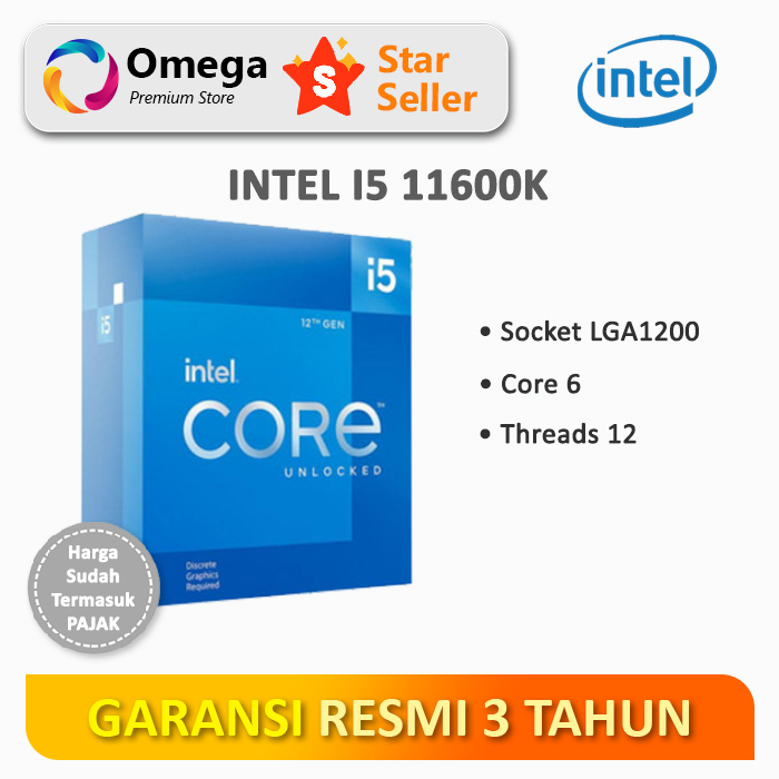 Jual Processor Intel I5 11600K Box | Shopee Indonesia