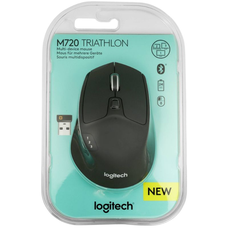 Jual logitech m720 triathlon bluetooth wireless mouse | Shopee Indonesia