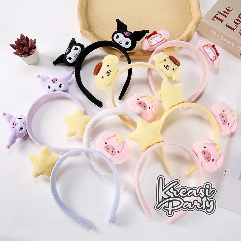 Jual Bando Sanrio Lucu Kartun Korea / Headband Bandanaa / Bando lotso ...