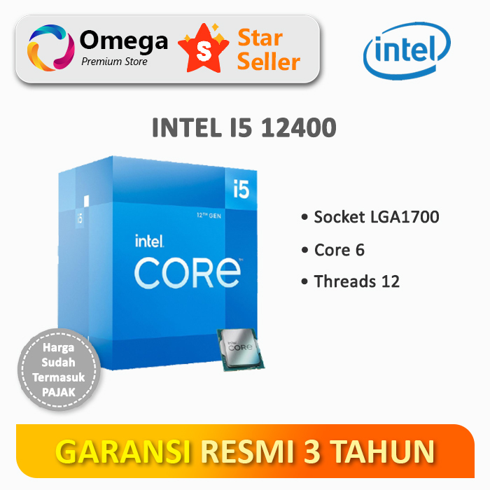 Jual Processor Intel I5 12400 Box | Shopee Indonesia