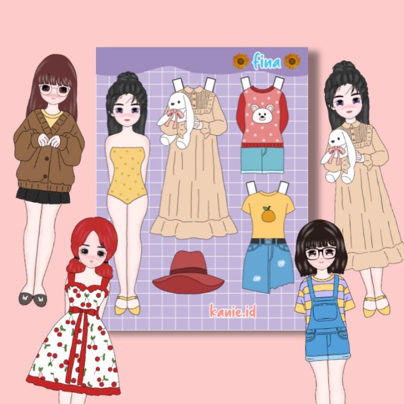 Jual BONGKAR PASANG KERTAS / BAJU-BAJUAN / PAPERDOLL / MAINAN JADUL ...