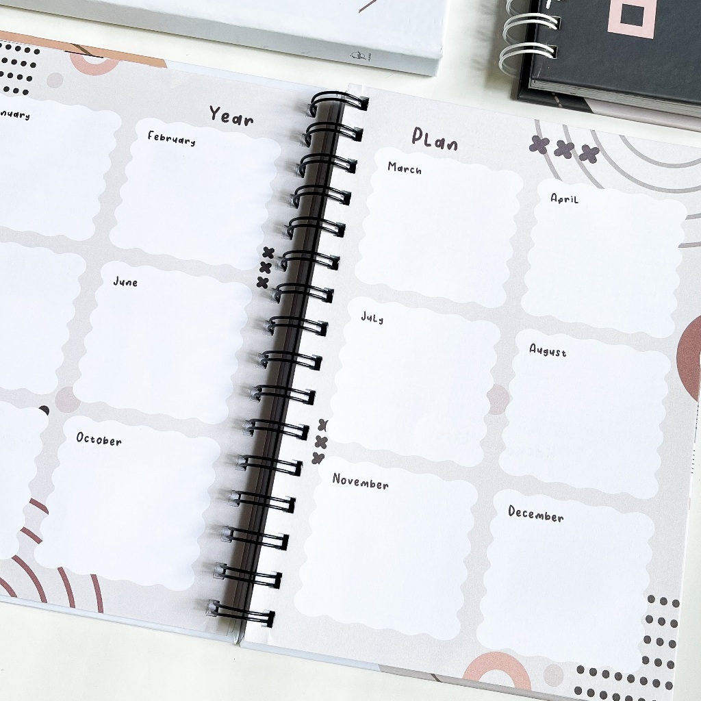 Jual Custom Cover Planner Book 2025 2026 Undate /Weekly Planner ...
