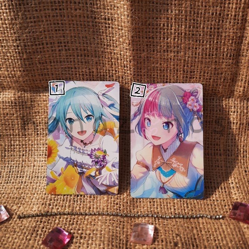 Jual Photocards Project Sekai Virtual Singer Ver. (miku, rin, len, luka ...
