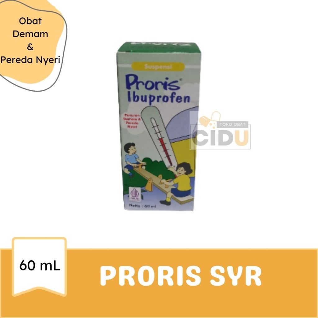 Jual PRORIS SIRUP 60 ML Obat demam dan pereda nyeri | Shopee Indonesia