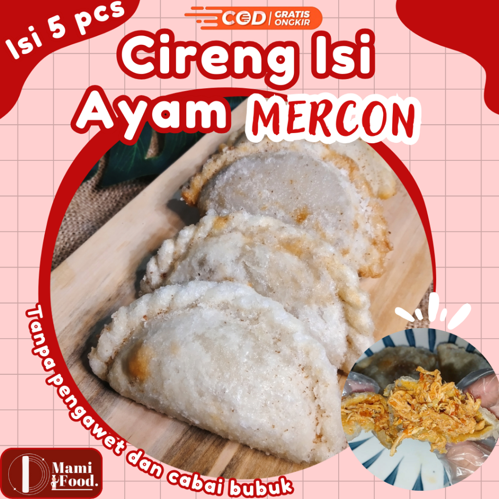 Jual Cireng Isi Ayam Suwir Mercon [FROZEN] | Shopee Indonesia