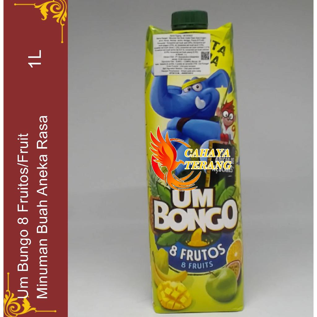Jual Um Bongo 8 Fruits Minuman Sari Aneka Rasa Buah 8 Frutos 1 L ...