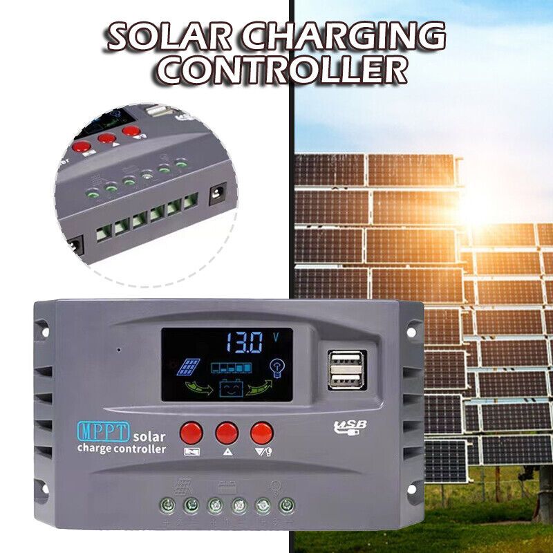 Jual HXC Solar Charge Controller MPPT 2 USB Automatic Identify 12V/24V 20A MPPT Solar Charge ...
