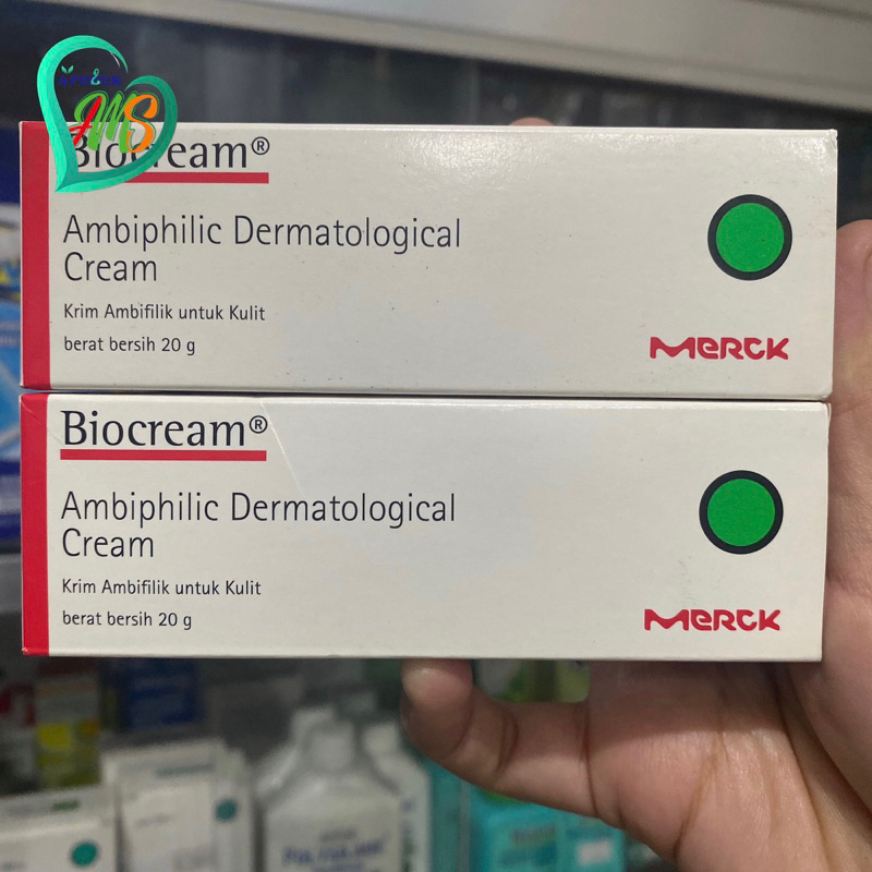 Jual Biocream Merck 20 Gram | Krim Ambifilik untuk Kulit | Shopee Indonesia