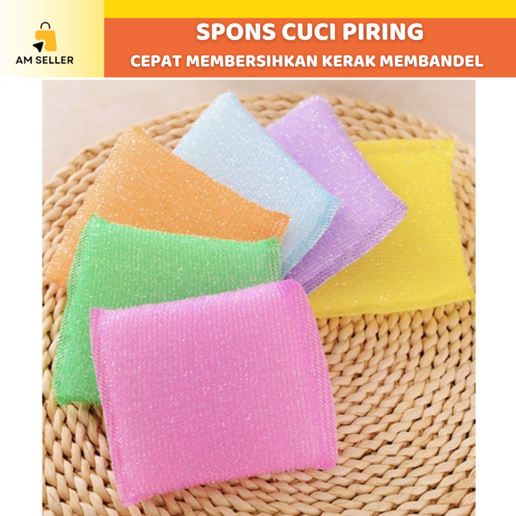 Jual Spon Cuci Piring Sponge spons Busa Gosok Diswash Scouring Cleaning ...
