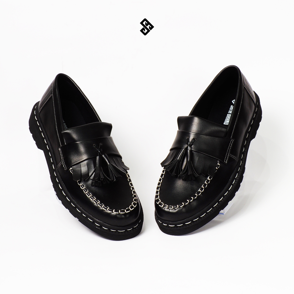 Jual SAMA BRAND - ALETTA W.S Sepatu Slip On Loafers Pria Formal Hitam ...