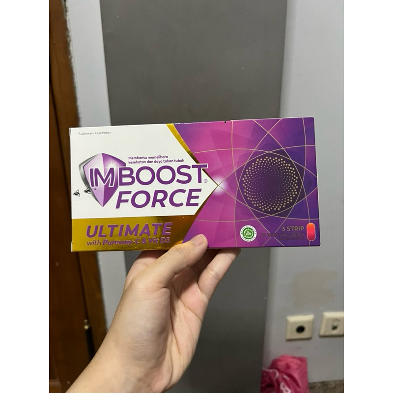 Jual Imboost Force Suplemen Daya Tahan Tubuh/Multivitamin 3 Strip @10 ...