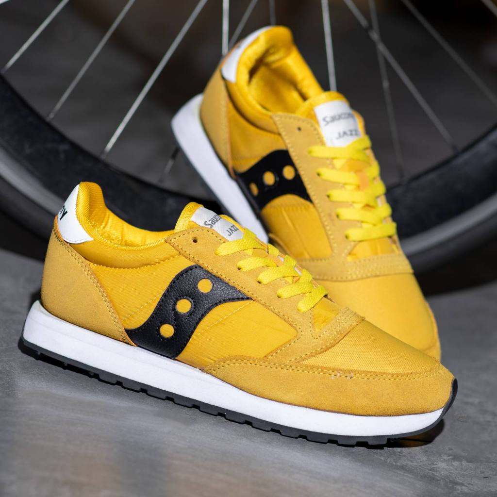 Jual SEPATU SAUCONY JAZZ VINTAGE YELLOW BLACK | Shopee Indonesia