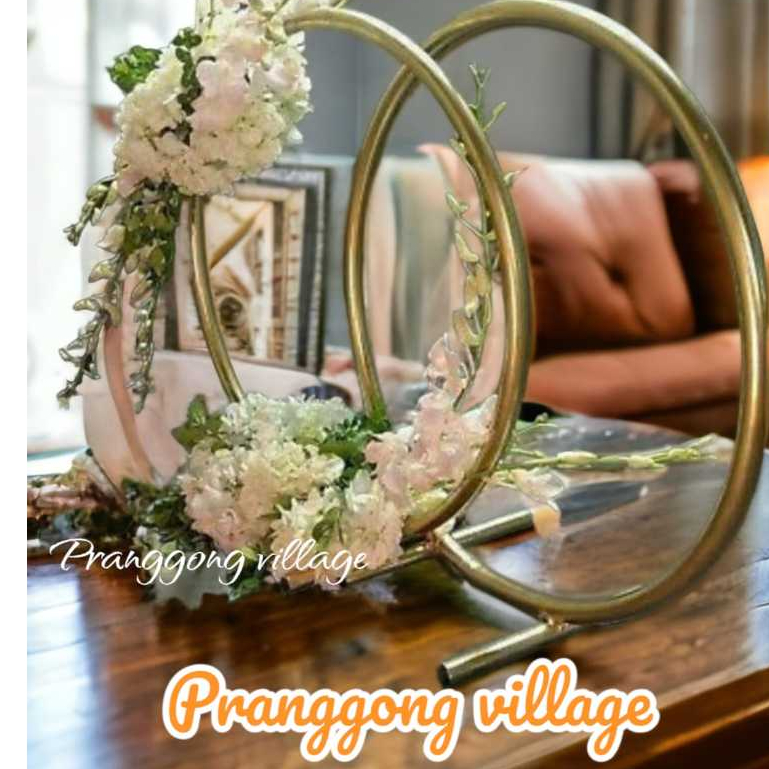 Jual D50CM BESI 8MM STAND FLOWER / STAND DUDUKAN BUNGA DEKORASI / RING ...