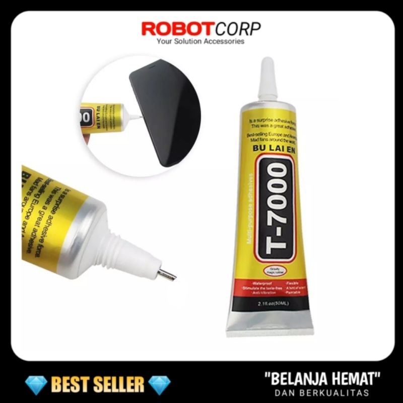 Jual LEM TOUCHSCREEN T7000 15ML - LEM LCD HP T-7000 CAIRAN HITAM | Shopee Indonesia