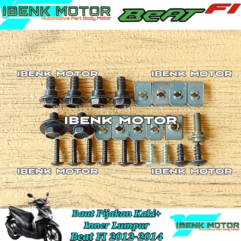 Jual Baut Baut Full Body Set Honda Beat Fi Lama Tahun 2012-2014 Eceran ...
