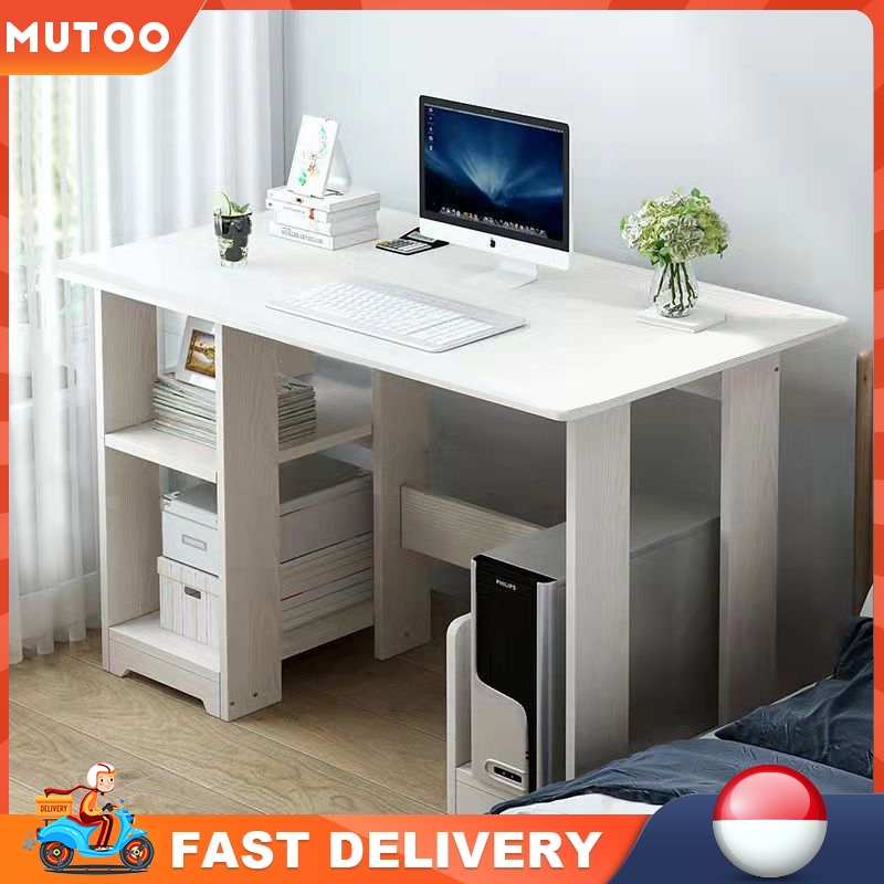 Jual MUTOO Meja Komputer Maja Belajar Meja Kantor Meja Belajar Meja Rak ...