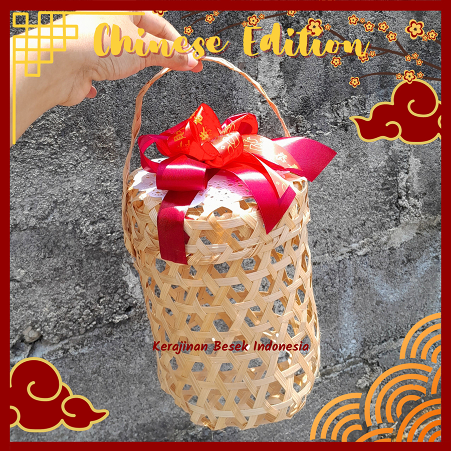 Jual TAS HAMPERS IMLEK CHINESE EDITION Klongsong nastar hias pita Imlek ...
