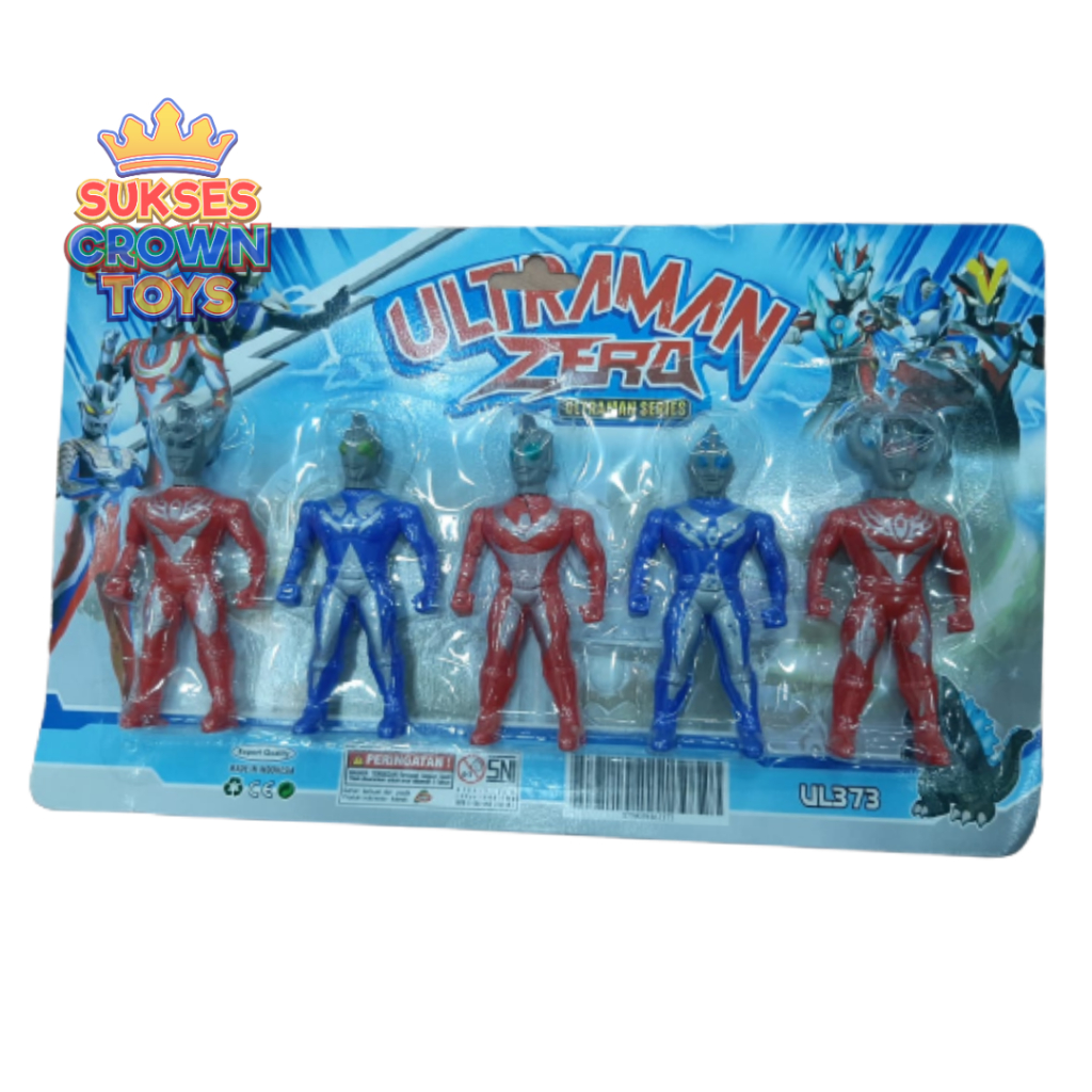 Jual Mainan Robot Ultraman Mini isi 5 / Ultraman Zero Murah / Robot ...