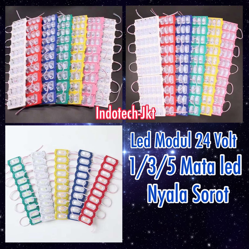 Jual Lampu Led Modul Kolong Truk Bis 24 volt Roda 1 Mata | Shopee Indonesia