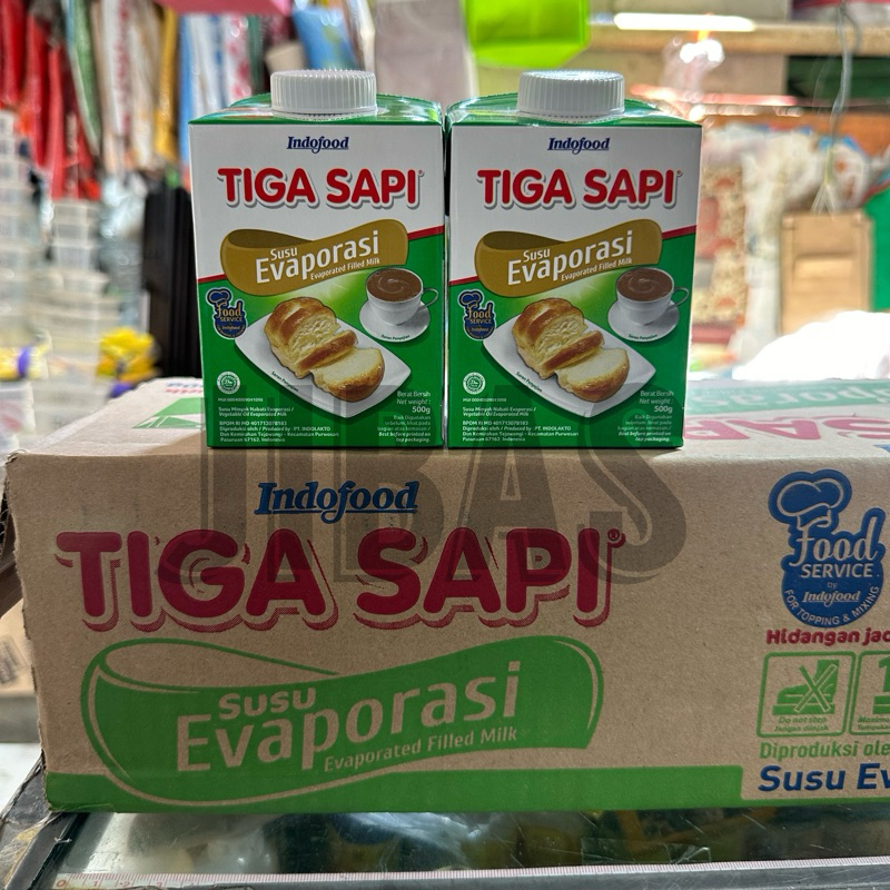 Jual Tiga Sapi Susu EVAPORASI 500gr | Shopee Indonesia