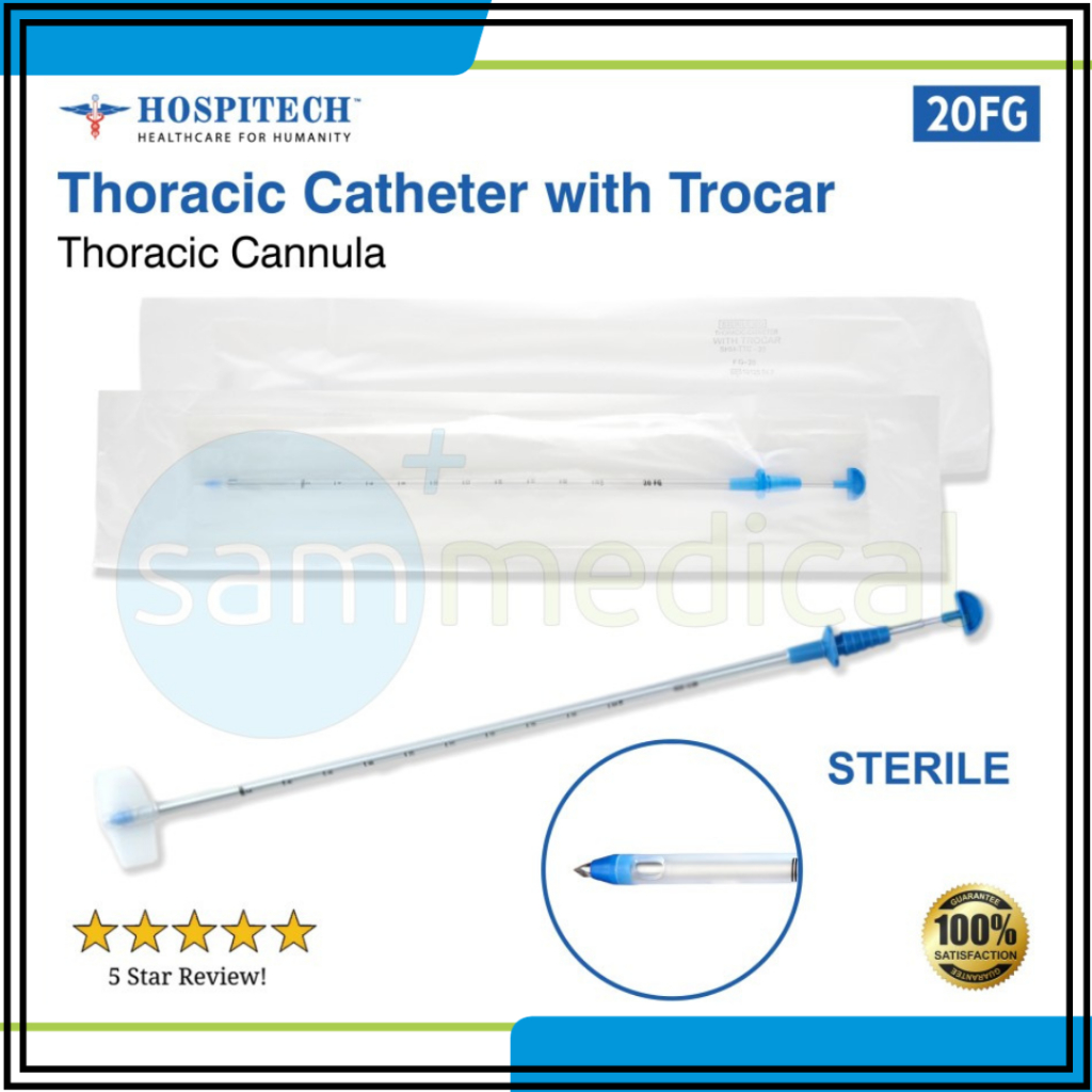 Jual Hospitech Thoracic Cannula / Thoracic Catheter / Trocar / Toracic ...