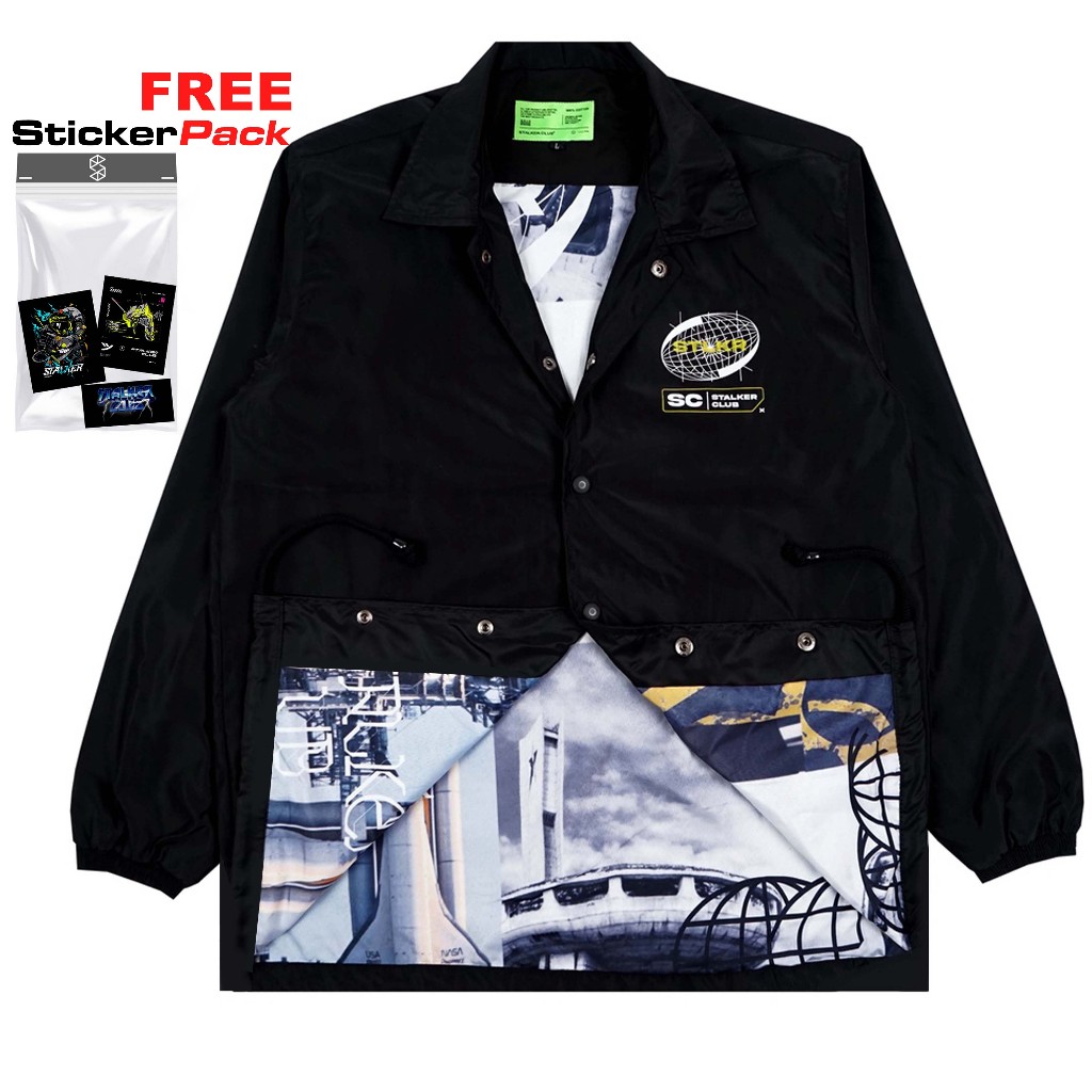 Jual Stalker Jacket Coach Original Anti Air Pria Wanita Bahan Parasut ...